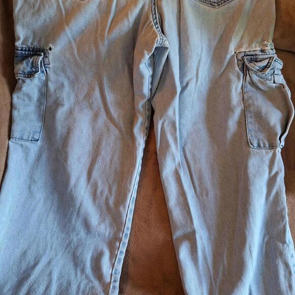 Jeans | Stylish Light Blue Cargo Jeans | Poshmark